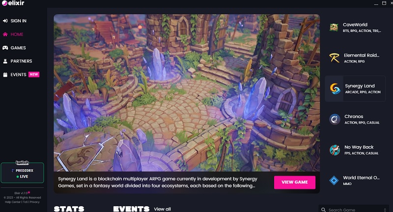 Elixir Game Launcher（エリクサーゲームランチャー）の使い方－PCでWEB3ゲームを遊べるプラットフォーム・ソフト ...