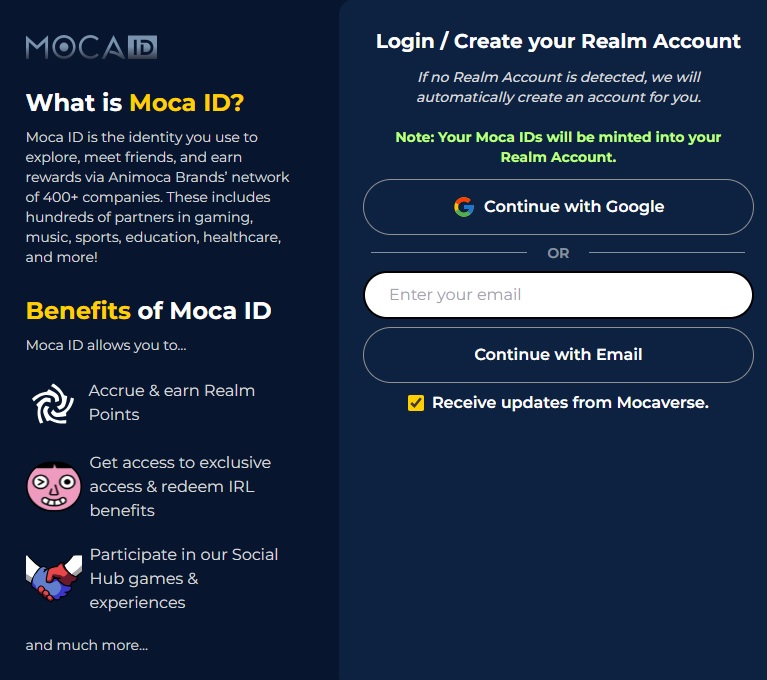 Mocaverse（モカバース）の始め方－「Moca ID」のミントで話題の、アニモカブランズ発メンバーシップNFTコレクション | fill ...